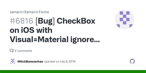 Bug CheckBox On IOS With Visual Material Ignores Color Setting Displays In White Issue