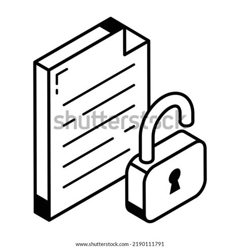 Fingerprint Authentication Icon Isometric Editable Design Stock Vector Royalty Free 2190111791