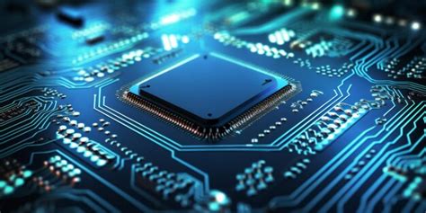 Premium Photo Motherboard And Processor Generative Ai