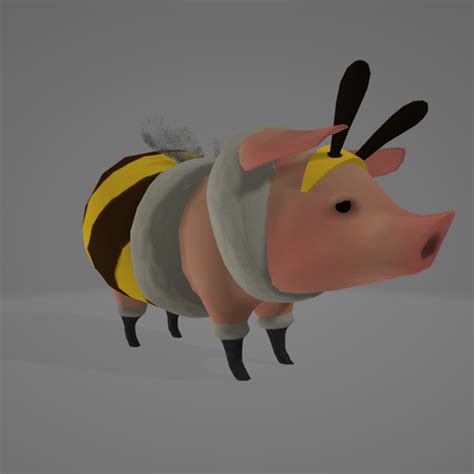 👹 Monster Hunter Poogie Buzzy Bee・ Stl File For 3d Printing・cults