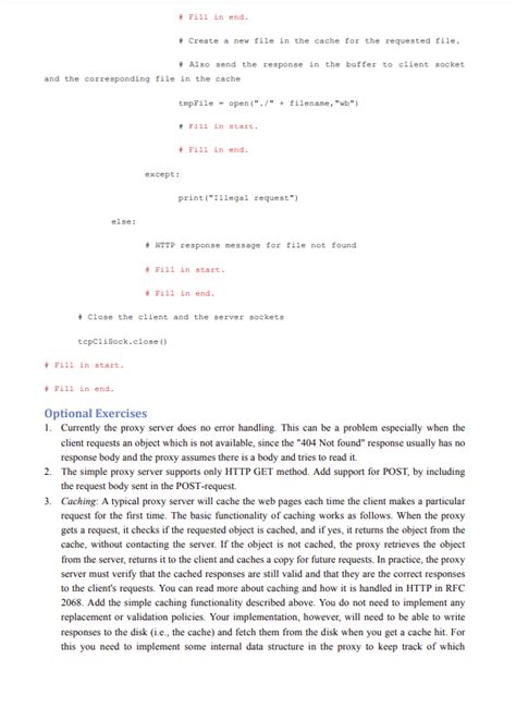 Solved Lab 4 Web Proxy Server In This Lab You Will