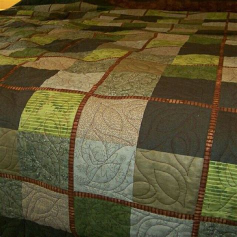 Plaid Quilt For Hubby