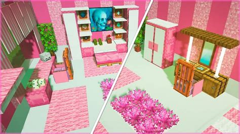 How To Make A Pink Bedroom In Minecraft