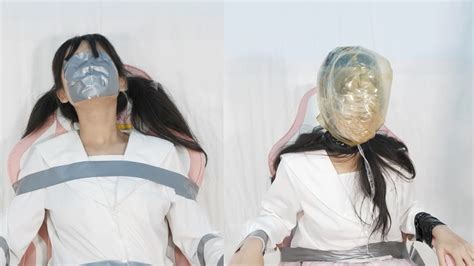 Xiaomeng Face Tape And Breathplay Hood Black Out Porn C XHamster