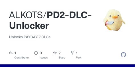 GitHub ALKOTS PD DLC Unlocker Unlocks PAYDAY DLCs