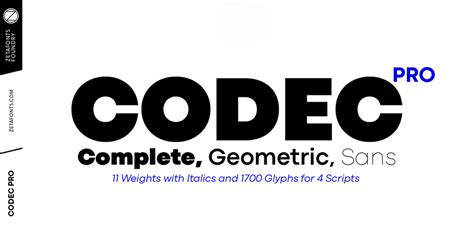 Codec Pro Font