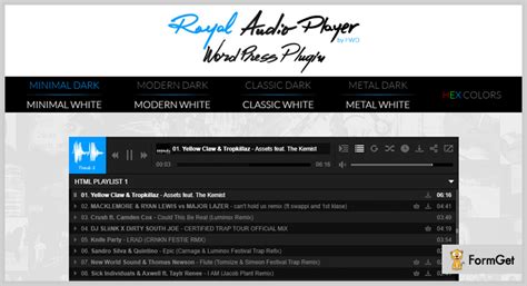 7 best audio player wordpress plugins free and paid formget