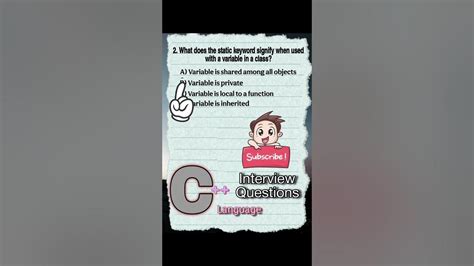 Top 5 C Interview Questions Crack Your Coding Interview Youtube