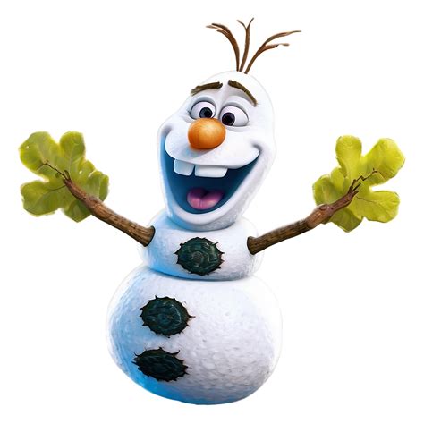 Download Cheerful Olaf Pose Png Wdj10