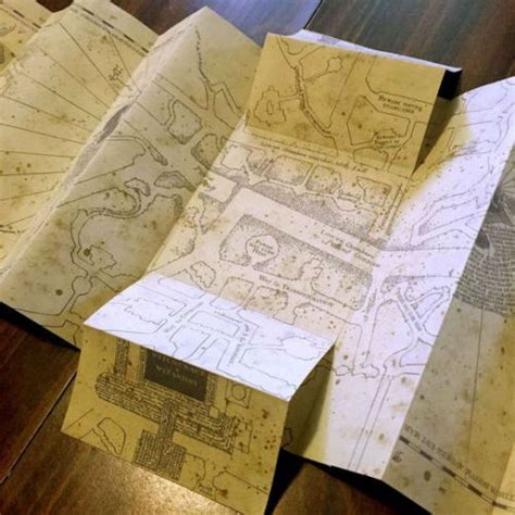 True Blue Me And You Diys For Creatives — Diy Harry Potter Marauders Map