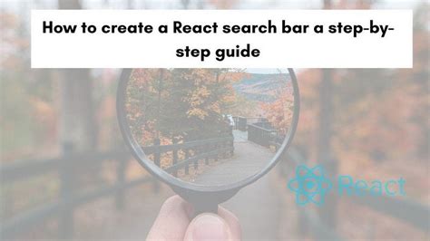 How To Create A React Search Bar A Step By Step Guide Rreact