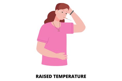 Raised Temperature Sickness Symptom Inf Graphic By Smartstartstocker