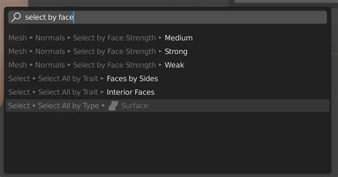 select all meshes with same number of faces in edit mode basics