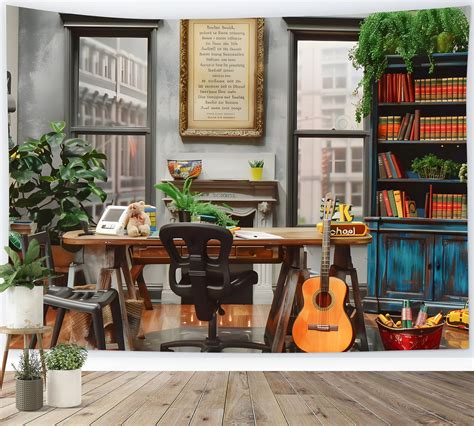 Study Desk Bookshelf Back To School Backdrop Rr7 230 Dbackdrop