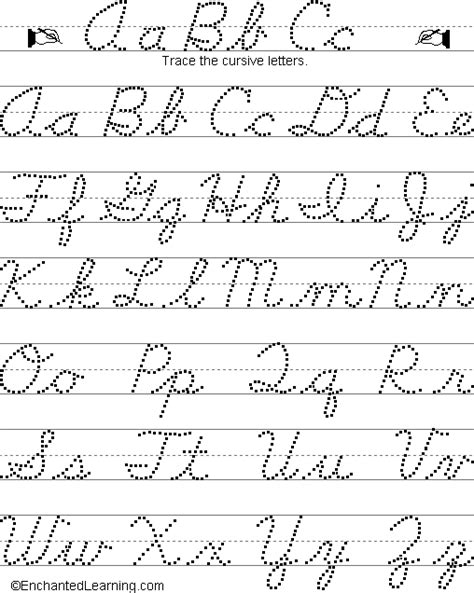 Printable Beginners Cursive Handwriting FREE Printable Handwriting