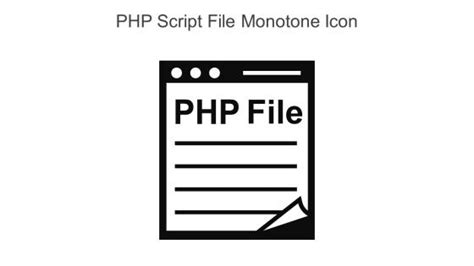 PHP File Format Icon PowerPoint Presentation And Slides SlideTeam