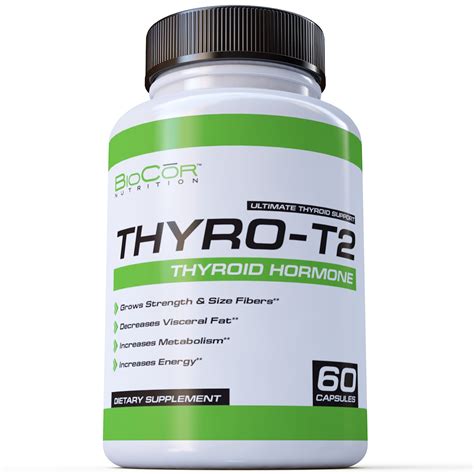 Biocor Nutrition Thyro T2 Thyroid Hormone Fat Burner Supplement Boost Metabolism Lose Weight