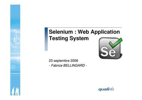 20080923 04 Selenium Web Application Testing System Ppt