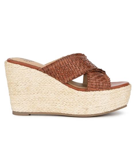 Vintage Foundry Co Womens Lorie Wedge Sandal Macys