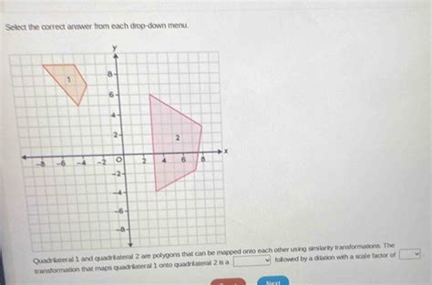 Solved Select The Correct Answer From Each Drop Down Menu