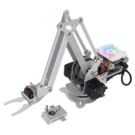 Buy Freenove Robot Arm Kit For Raspberry Pi 5 4 B 3 B B A Stepper Motor Metal Structure