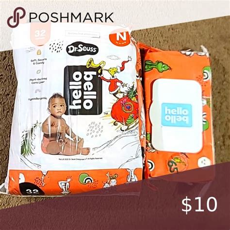 Hello Bello Dr Seuss Grinch Nb Diapers And Wipes Dr Seuss Grinch Diaper