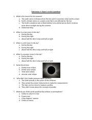 Astronomy 1 Exam 1 Review Questions Docx Astronomy 1 Exam 1 Review Questions 1 What Is The