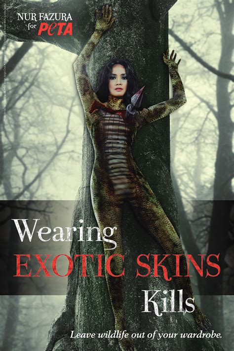 Nur Fazura Strikes A Pose To Help Snakes News Peta Asia