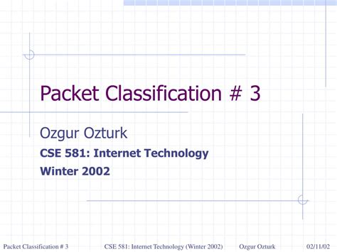 Ppt Packet Classification 3 Powerpoint Presentation Free Download
