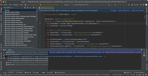 React Native Kotlin ExperimentalStdlibApi Or OptIn Kotlin ExperimentalStdlibApi Class