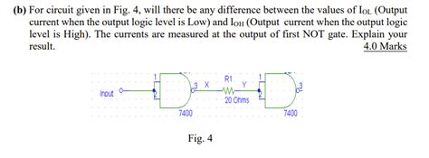 Solved B For Circuit Given In Fig Will There Be Any Chegg