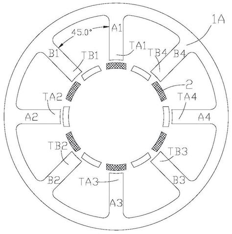 15°步距角步进电机的制作方法