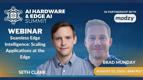 Seamless Edge Intelligence Scaling Applications At The Edge Hosted By Modzy Kisaco Research