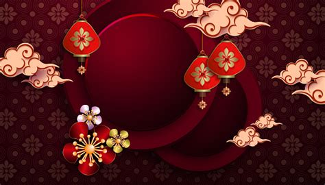 패턴과 둥근 프레임 종이 예술 스타일의 꽃과 구름이있는 부르고뉴 엽서 0명에 대한 스톡 벡터 아트 및 기타 이미지 0명 1위 경외감 Istock