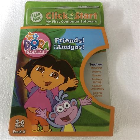 Leapfrog Click Start My First Computer Software Dora The Explorer £799 Picclick Uk