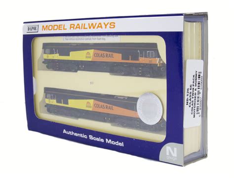Dapol Nd126 Class 66 Diesel Twin Pack With 66841 Hattons