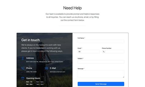 Bootstrap Contact Us With Multiple Contact Methods Phone Email Address Bootstrapbrain