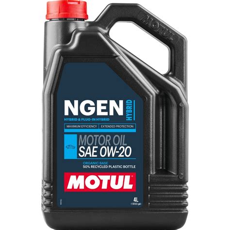 Motul NGEN Hybrid engine oil - 0W20 - 4L - Motorsport Direct