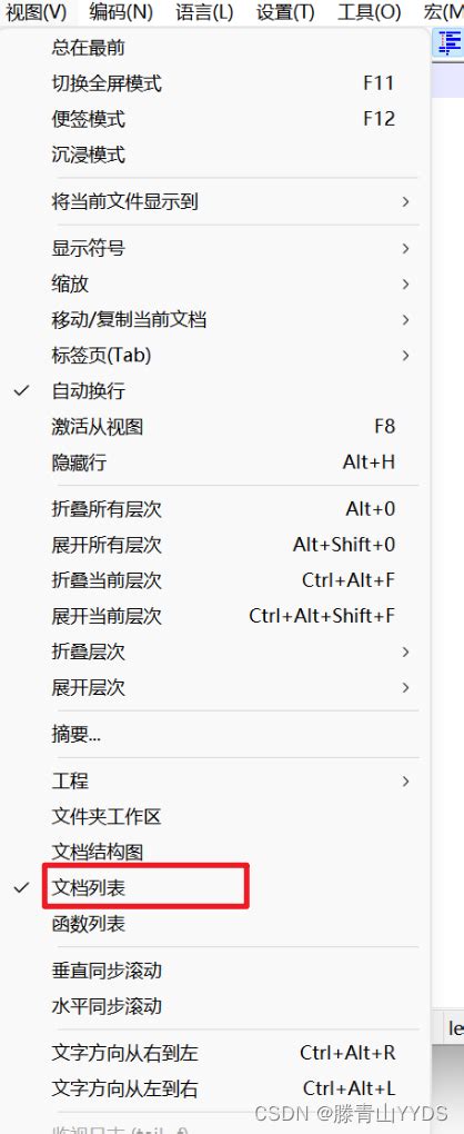 notepad 设置文件名标签在左边 notepad左边文件列表 csdn博客