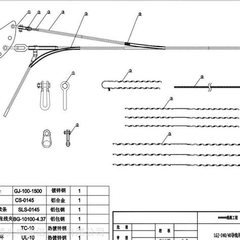 240 30安全备份线夹 导线用备份线夹 预绞式安全备份线夹 光缆金具