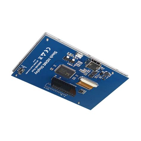 display compatível raspberry pi touchscreen 5 makerhero