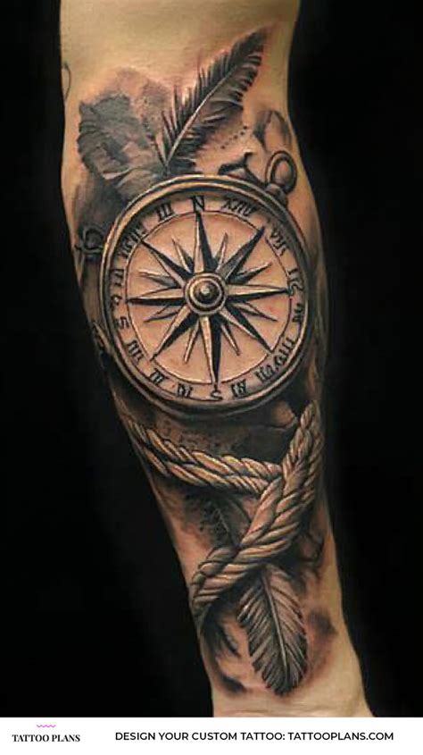 20 Compass Forearm Tattoo For Guys Tattoo Plans 20 Compass Forearm Tattoo For Guys Tattoo Plans