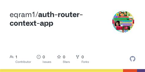 Github Eqram1auth Router Context App