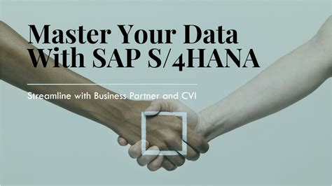 Streamlining Master Data Management In Sap S4hana With Business