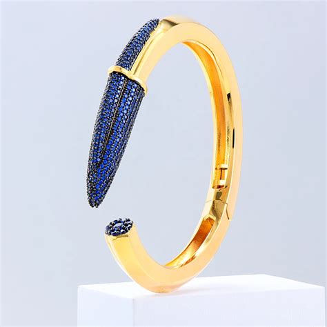 Original Multicolor Stackable Bangles For Women Bridal Wedding Cubic Z