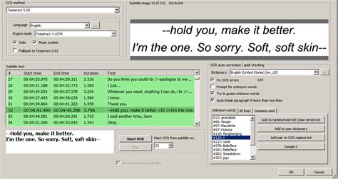 Subtitle Edit OCR Import Issue With Tesseract VideoHelp Forum