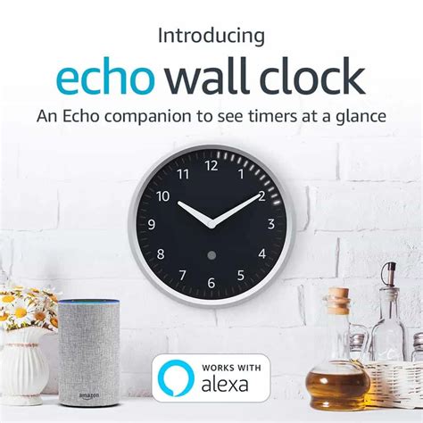 Amazon Echo Wall Clock Arriving Before Santa To Make Alexa Timers Visual