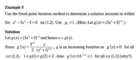 Fixed Point Iteration Method Calculator