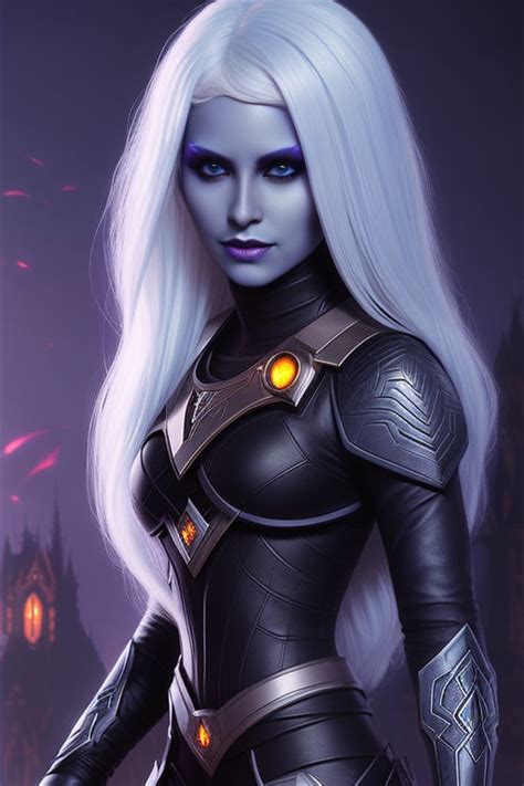 Cute Drow Necromancer By Fantscifi On Deviantart