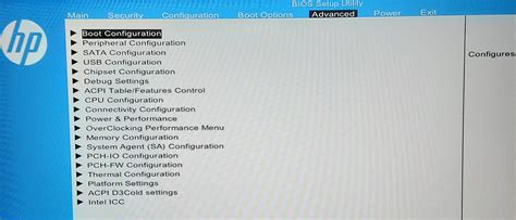 access advanced bios settings hp unlock hidden features